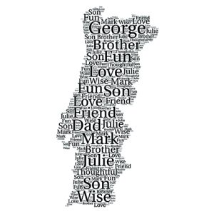 Personalised Portugal word art print - word art prints - word art app