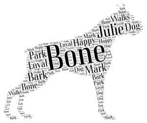 Boxer dog print - word art prints - word art app