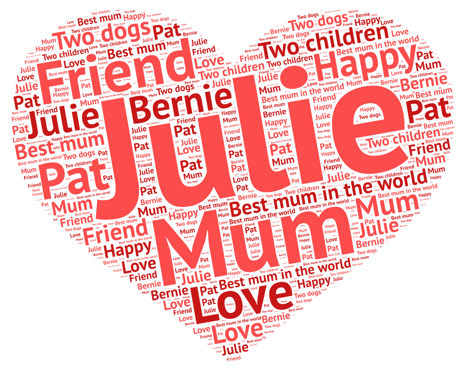 Love Heart Word Word Art Prints Word Art App