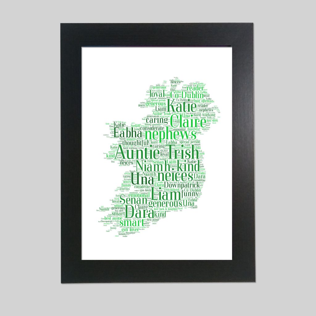 Ireland word art print | word art prints - word art app