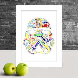 Star Wars word art print | Word Art Prints - Word Art App