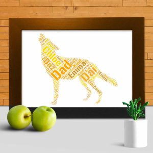 Wolf word art print | Word Art Prints - Word Art App