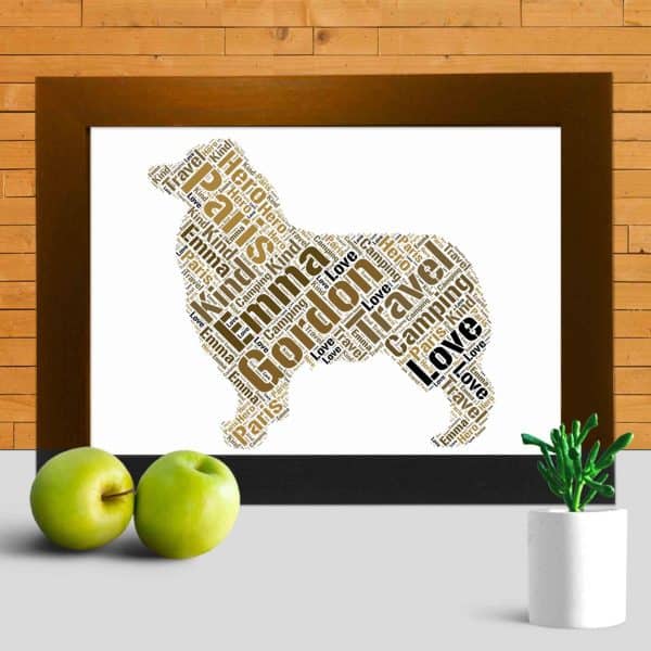 Australian Shepherd art | Word Art Prints - Word Art App