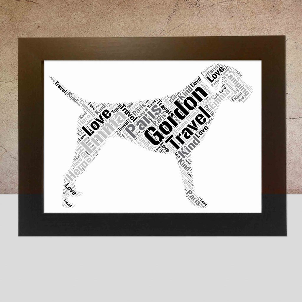 Personalised Border Terrier word art print - Word Art Prints - Word Art App