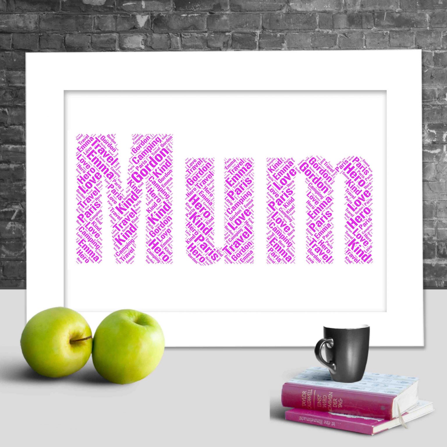 Mum word art print - Word Art Prints - Word Art App