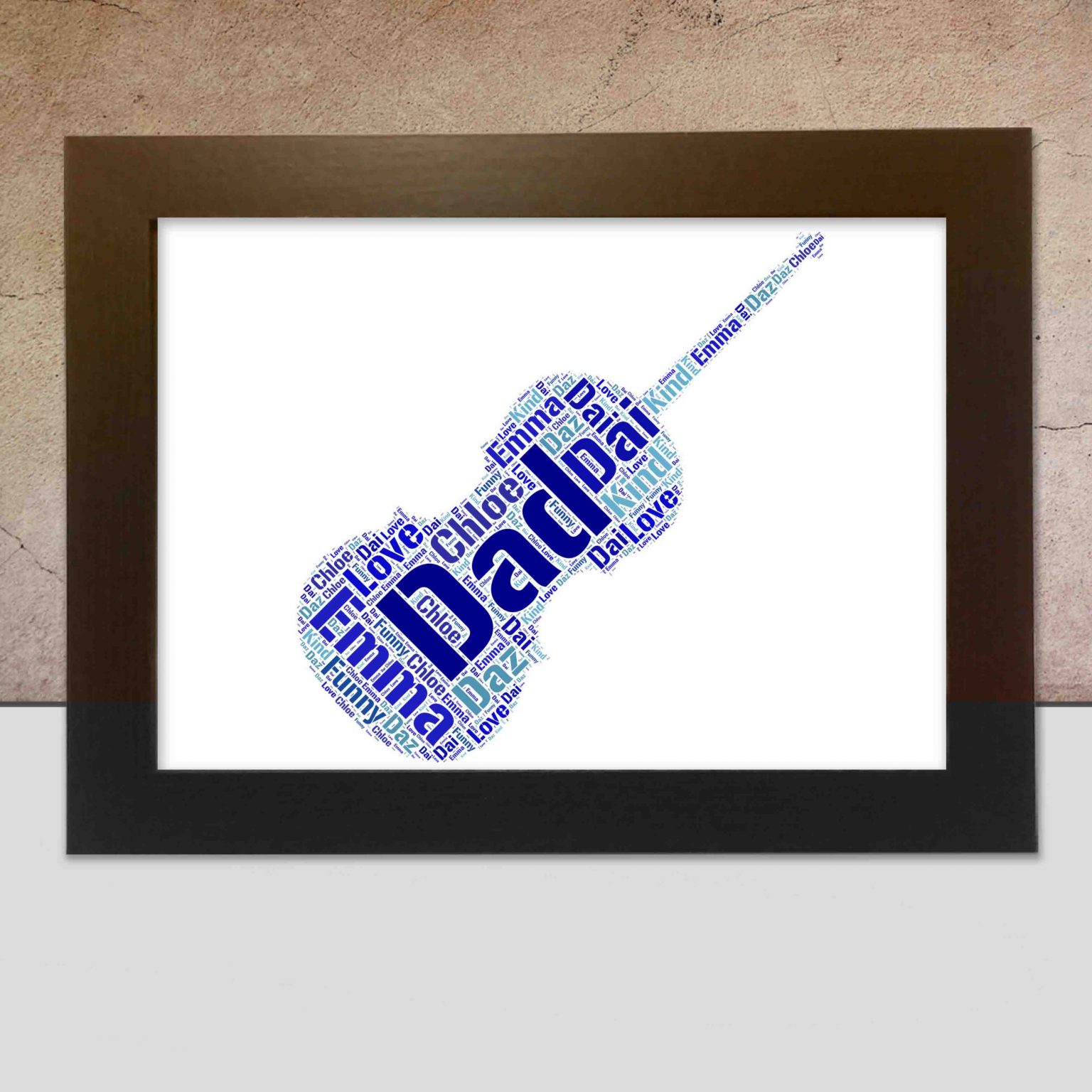 Violin word art print - word art prints - word art app