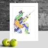 Hunting word art print | Word Art Prints - Word Art App
