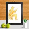 Hunting word art print | Word Art Prints - Word Art App