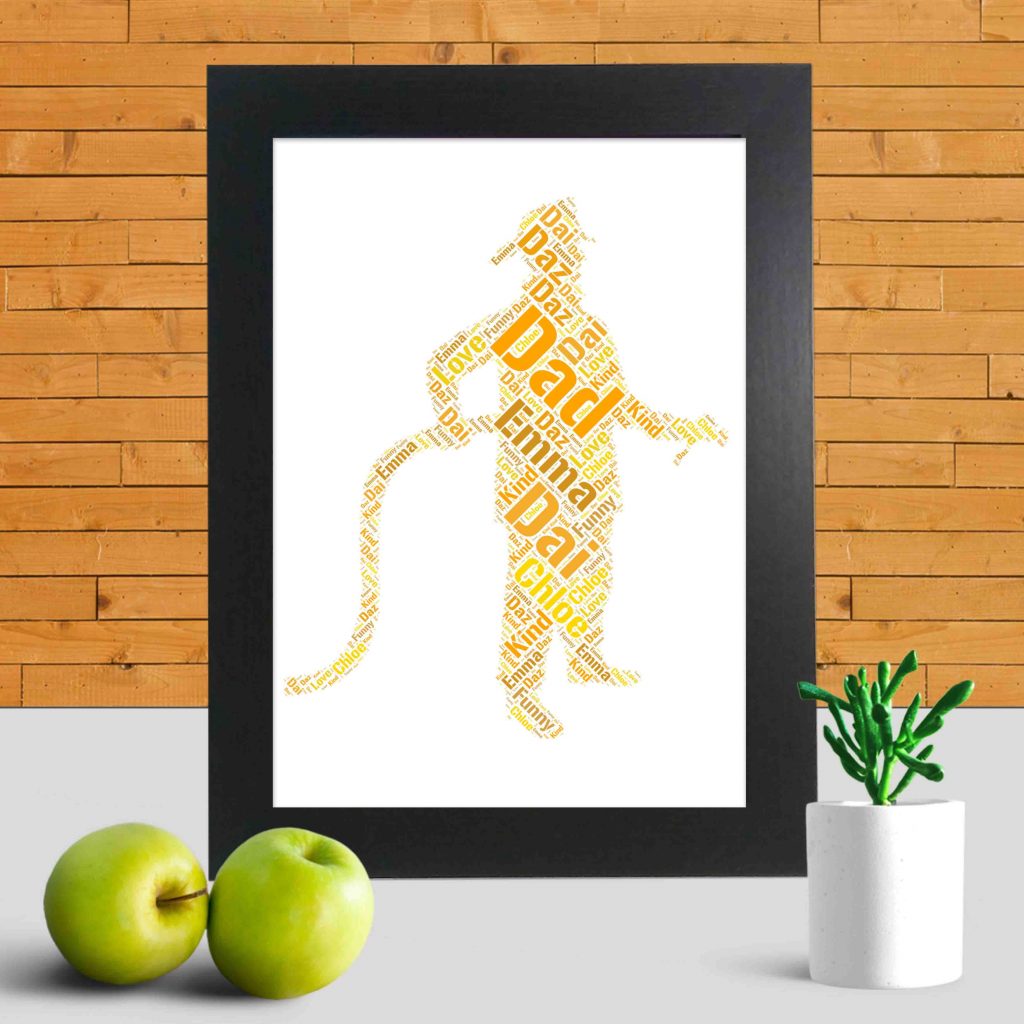 Fireman word art - Word Art Prints - Word Art App