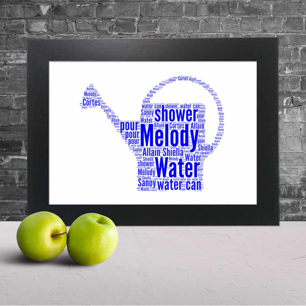 Personalised Garden Gifts - word art prints - word art app