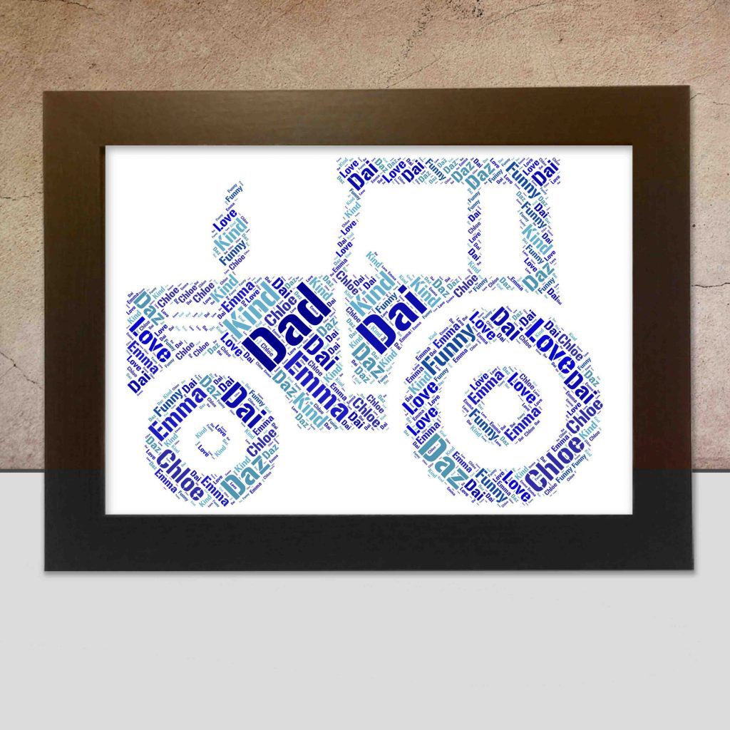 Tractor word art - Word Art Prints - Word Art App
