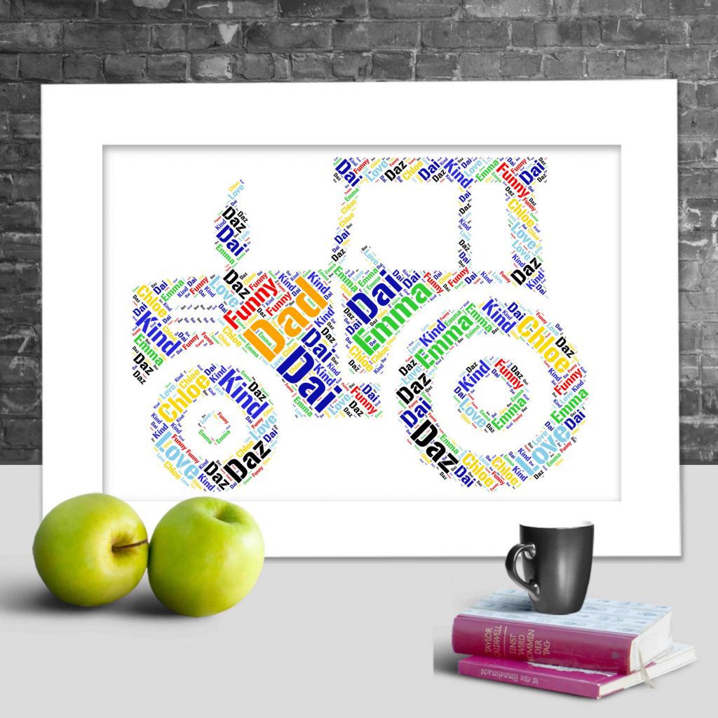 Tractor word art - Word Art Prints - Word Art App