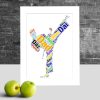 Karate Word Art Print | Word Art Prints - Word Art App